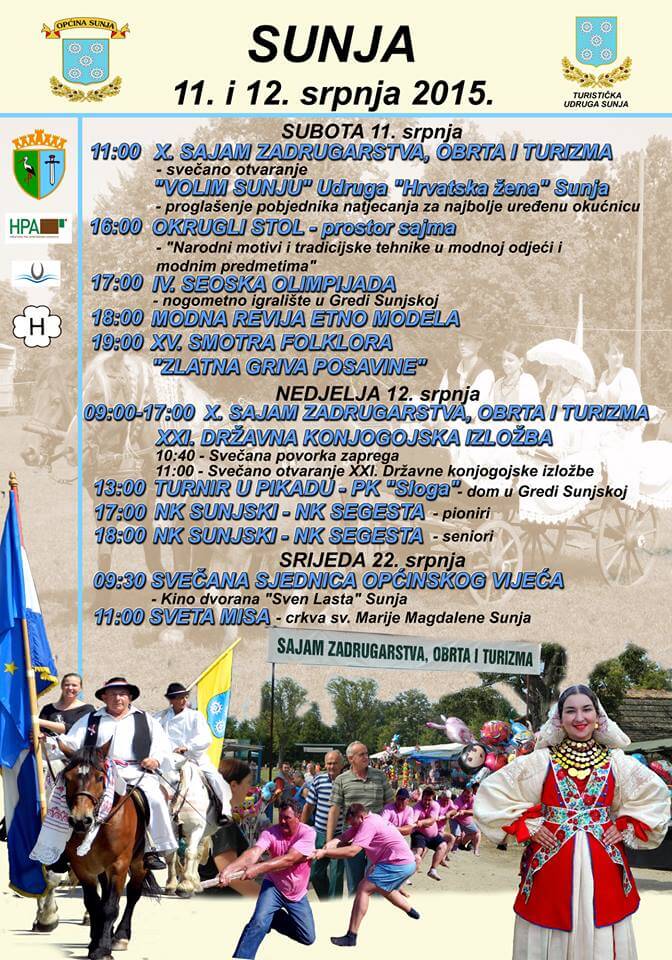 Na sisačkoj tržnici predstavljen bogat program Dana općine Sunja ...