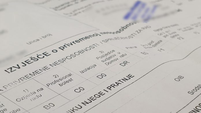 HZZO omogućio podnošenje zahtjeva za bolovanje elektroničkim putem
