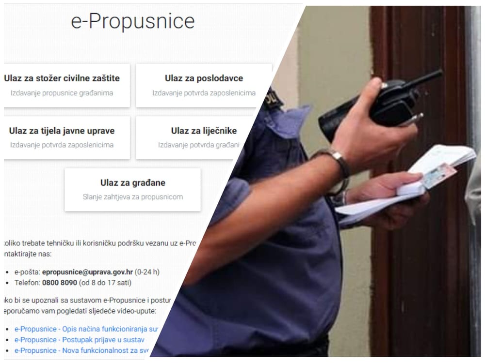 Sustav e-Propusnice od danas dostupan – Radio Banovina