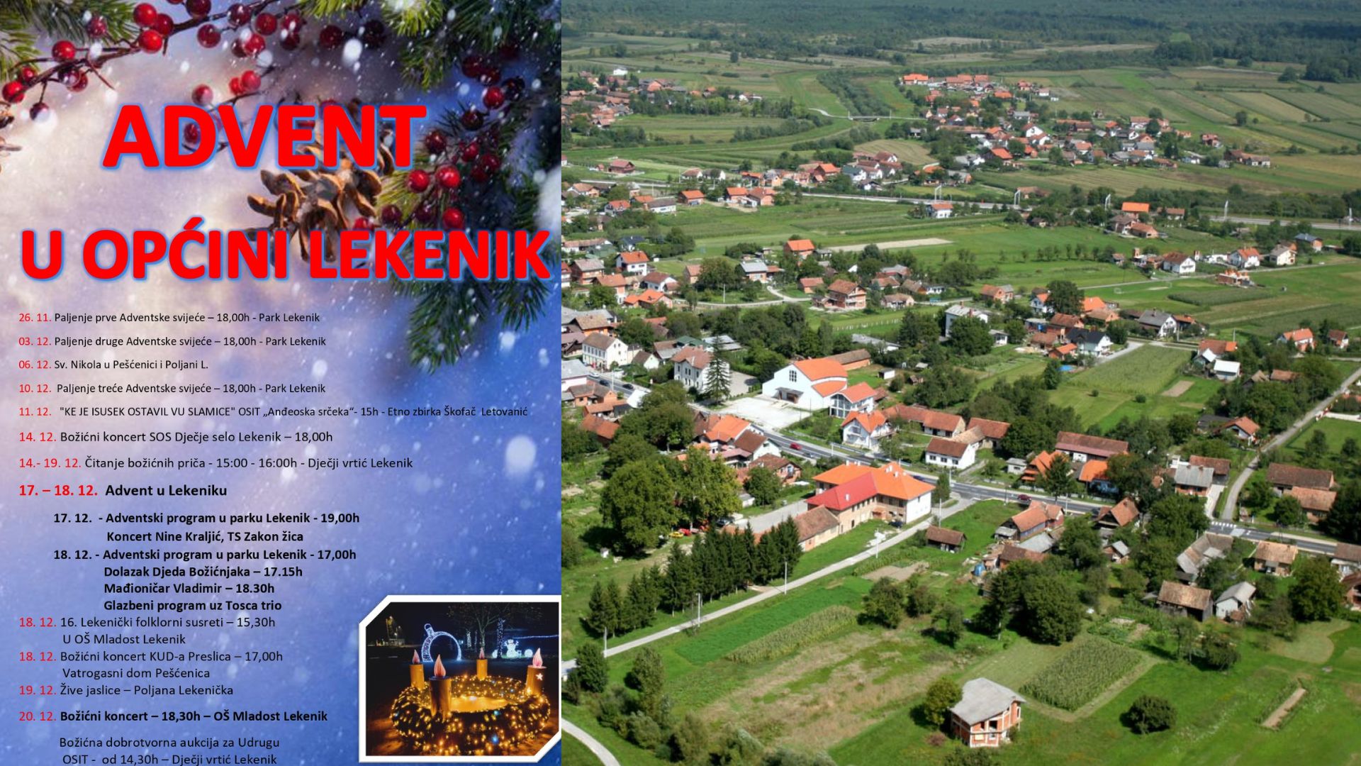 Bogat adventski program u Lekeniku – Radio Banovina Bogat adventski program u Lekeniku – Radio Banovina