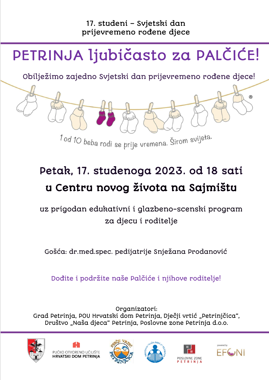 Petrinja ljubičasto za Palčiće – Radio Banovina