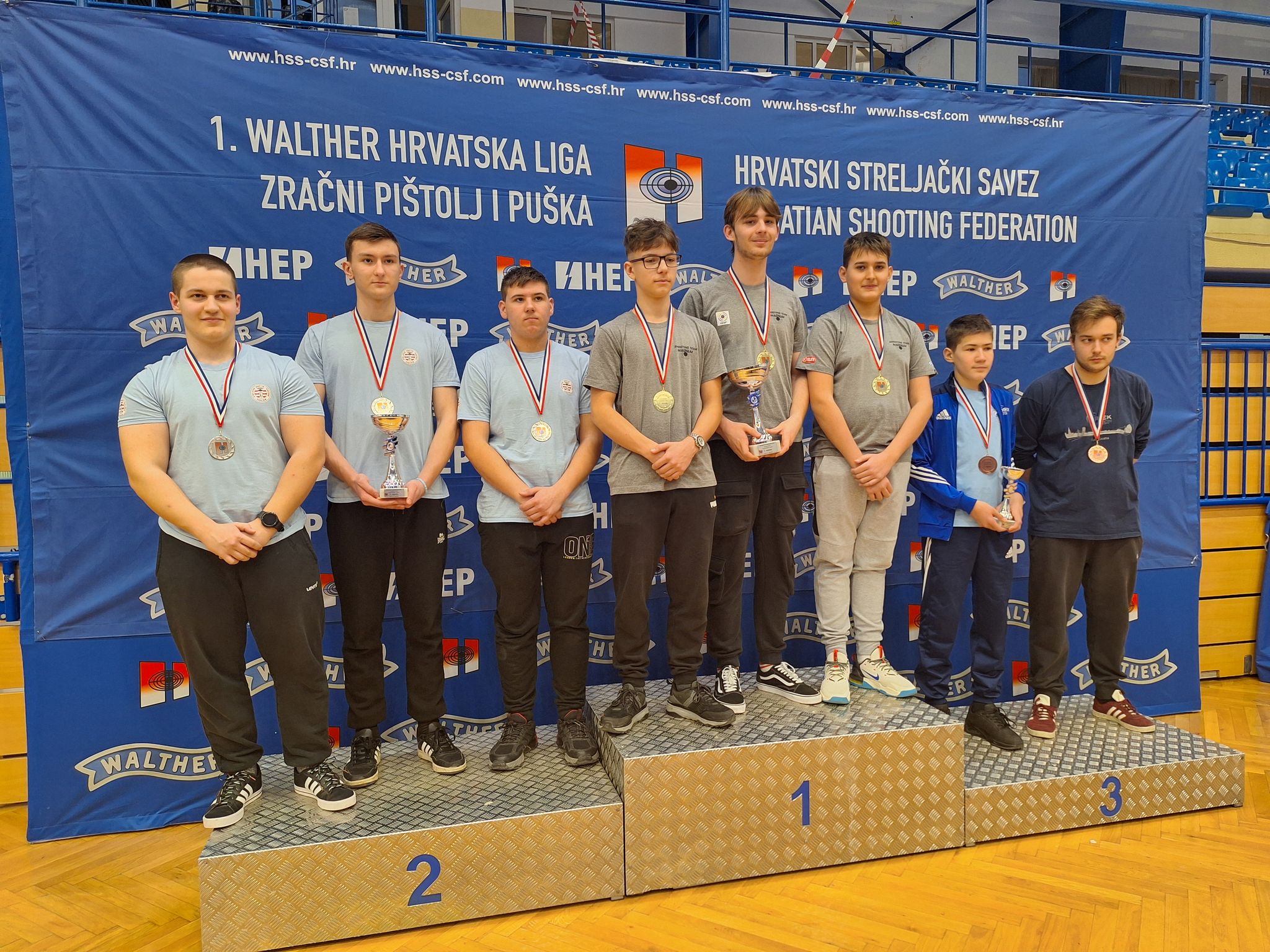 Magnumovi mlađi seniori ekipni prvaci Hrvatske – Radio Banovina