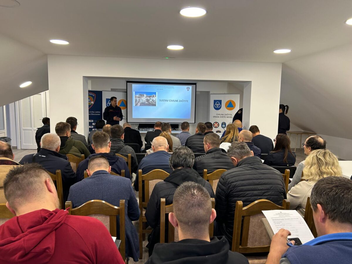 Osposobljavanje Stožera civilne zaštite Zagrebačke županije u Svetoj ...