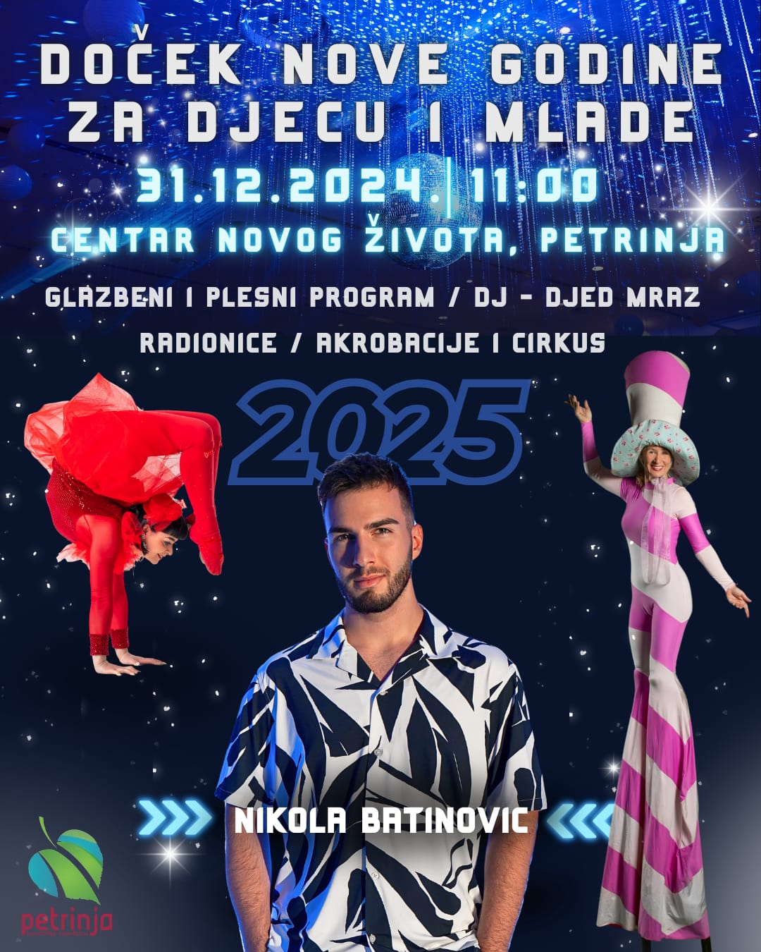 Grad Petrinja poziva na doček Nove godine za djecu i mlade – Radio Banovina